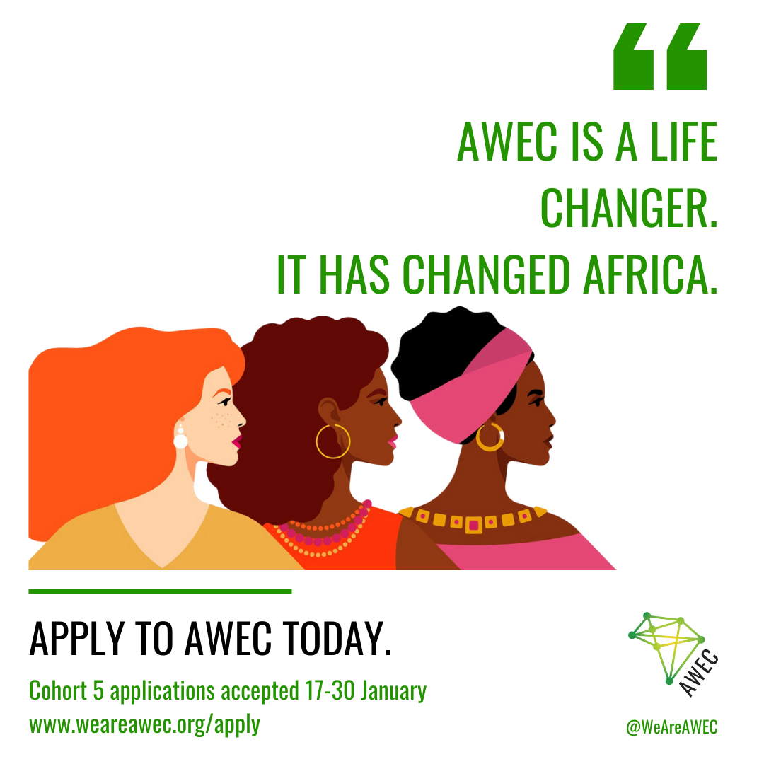 Apply Now For AWEC Cohort 5.